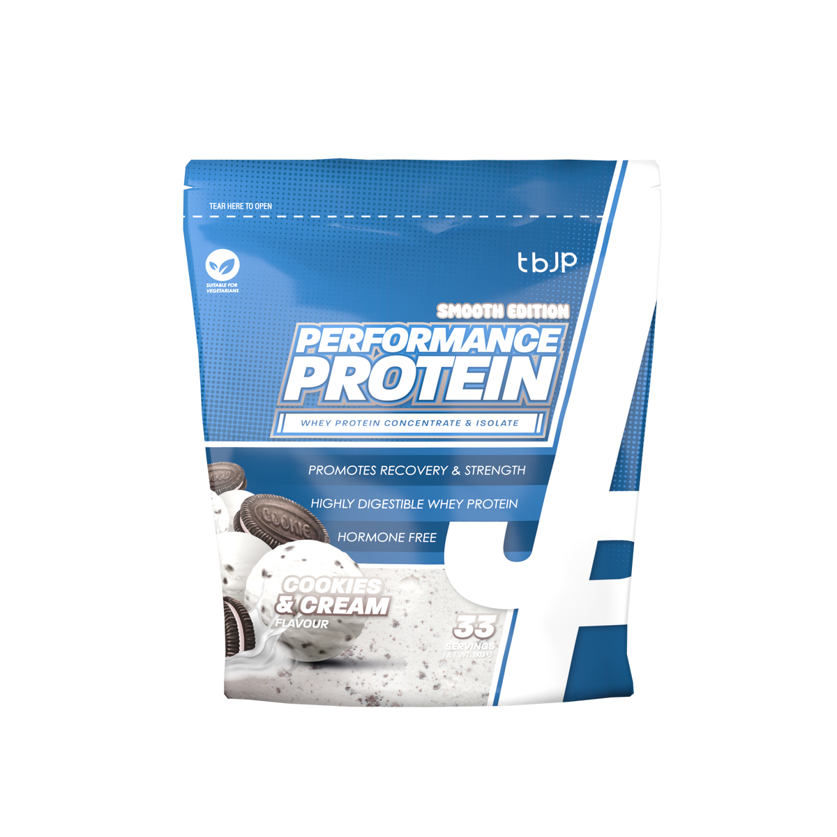 Performance Protein 1kg, 33 servings – tbJP
