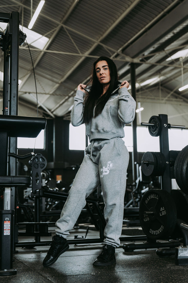Ladies Cropped Hoodie in Grey – tbJP Ladies Cropped Hoodie in Grey – tbJP